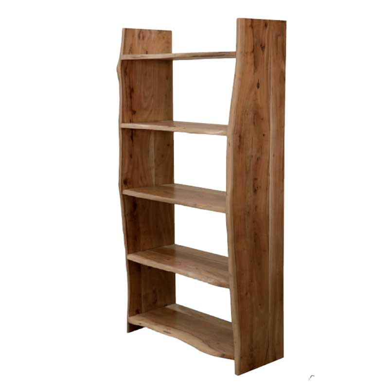 Libreria in legno naturale - in promozione su nuovimondi