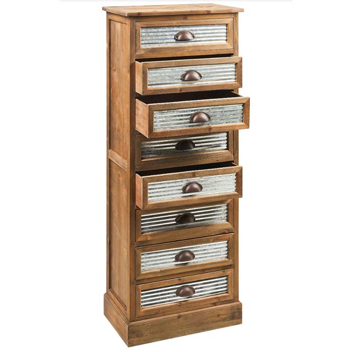 Cassettiera Vintage alta e stretta - prezzo nuovimondi